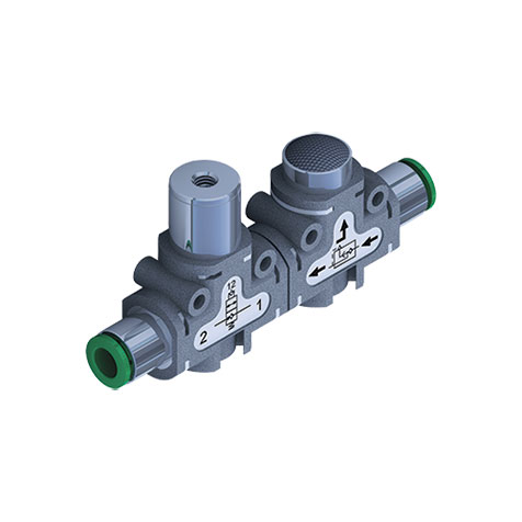 5511GTABXX – In line blocking valve + QEV | Pneumax Pneumatic India Pvt Ltd