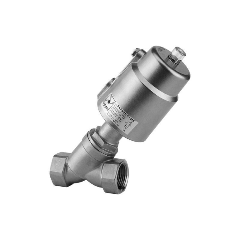 Pneumatic actuated angle seat valves 2/2 - Series PVF | Pneumax Group